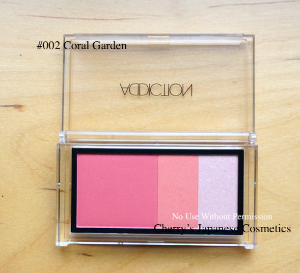 ADDICTION Blush Trinity, new for SS2018 – Cherry's Japanese Cosmetics